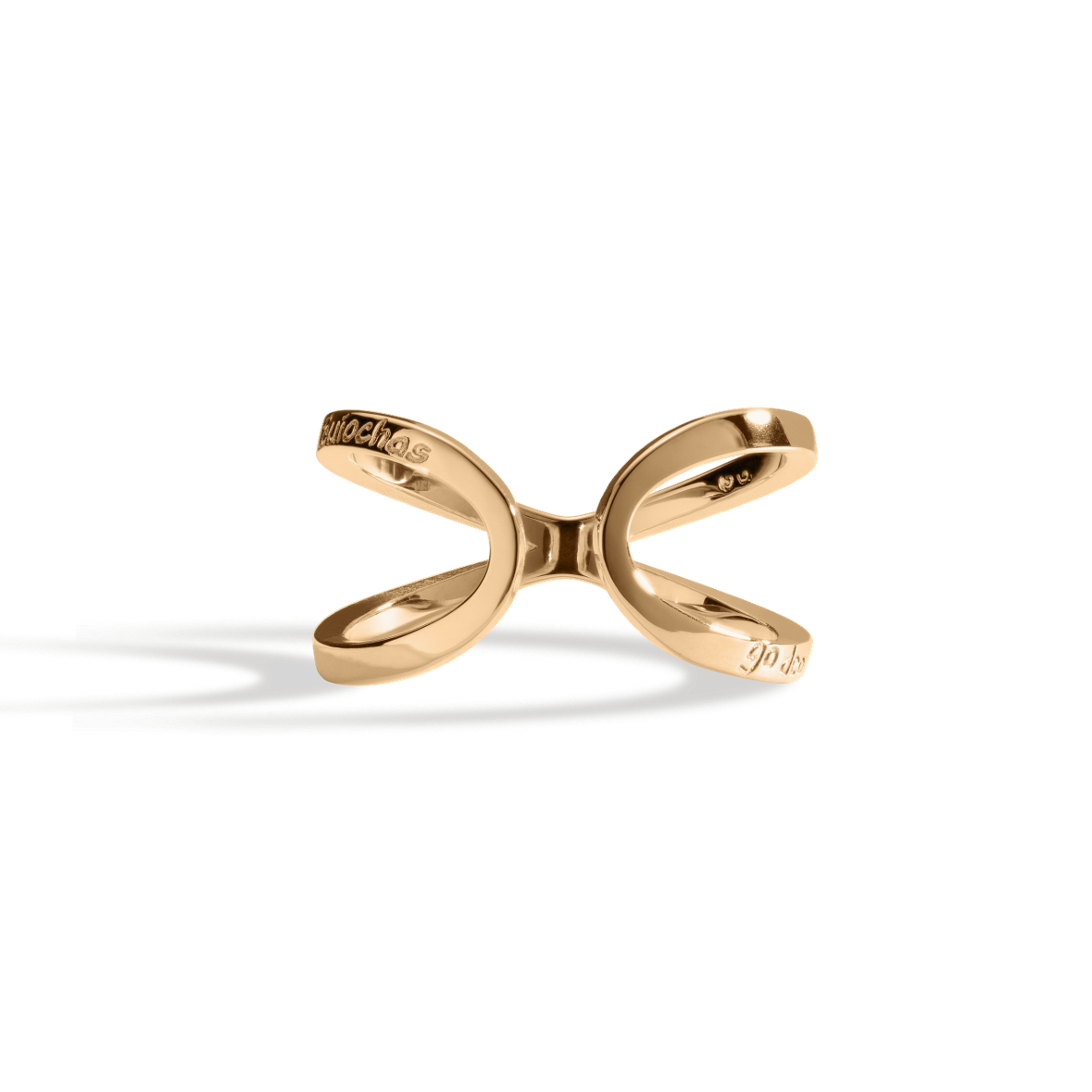 Gold Buíochas go deo ring – enibas